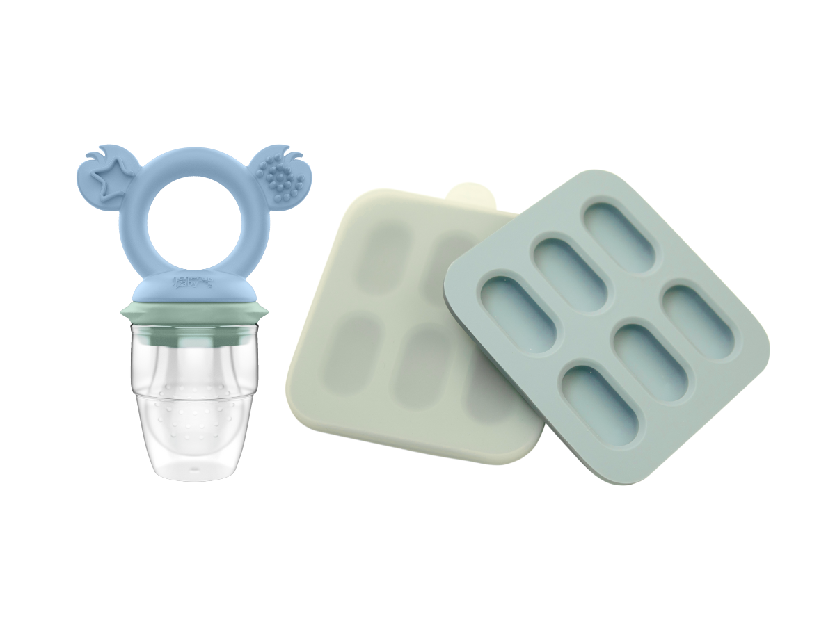 Bundle Sale - Silicone Baby Fresh Food Feeder + Silicone Nibble Tray 2 ...